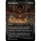 DREAD RETURN (BORDERLESS) X4 Commander Masters Magic MTG MINT CARD | eBay