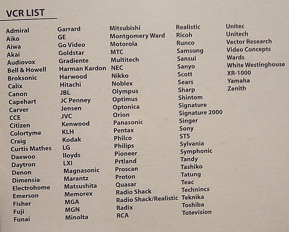 COLOSSAL UNIVERSAL REMOTE CONTROL 3 Devices TV DVD VCR Living Solutions ...