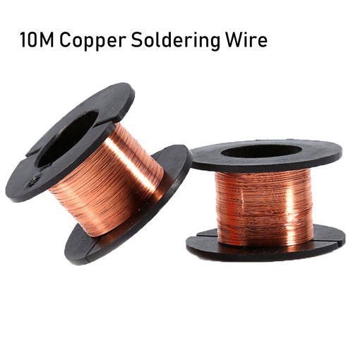 DIY Insulation Copper Soldering Wire Enameled Wires Coil Cable Welding ...