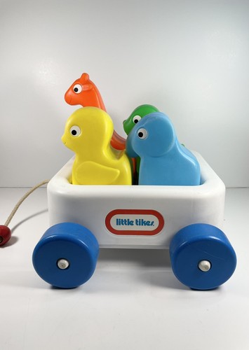 Little Tikes Vintage Wagon ‘N Friends Four Animals Pull Along Toy FULL ...
