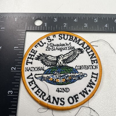 US Navy Submarine Vets WWII National Convention Milwaukee Wisconsin Patch 81D2 | eBay
