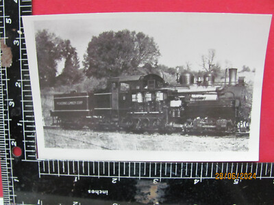 PICKERING LUMBER RAILROAD SHAY LOCOMOTIVE #8 RPPC PHOTO CALIFORNIA ...