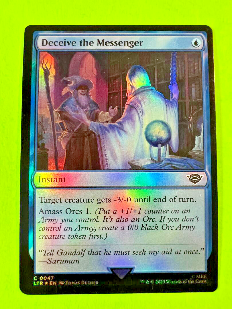MTG The Lord of the Rings ( Deceive the Messenger ) FOIL 0047 | eBay