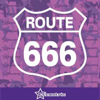 Route 666 Decal Interstate Sign Sticker Car Window Truck Evil Devil ...