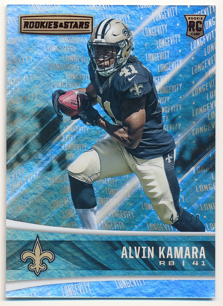 2017 Panini Rookies & Stars - Rookies Longevity #257 Alvin Kamara /70 ...