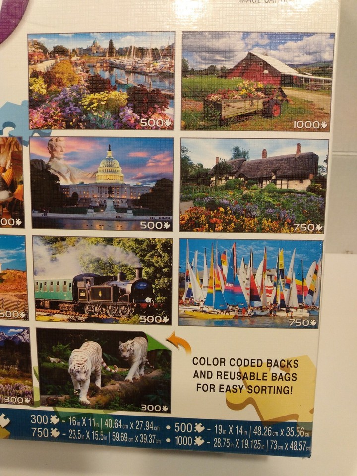 Puzzlers Collection Photographic 10 Deluxe Puzzles 5600 Pieces New Open ...