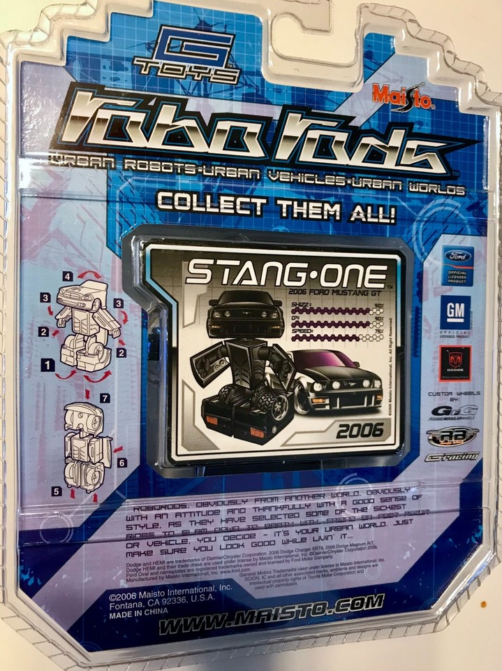 Maisto 06 Mustang GT Robo Rods Stang-One | eBay