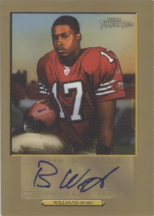 2006 Topps Turkey Red - Autographs Brandon Williams #TRA-BW Gold /25 ...