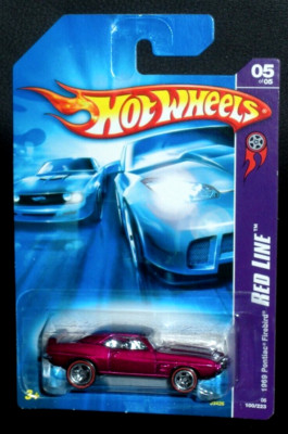 HOT WHEELS 1969 Pontiac Firebird Redline 100/223 By Mattel Diecast | eBay