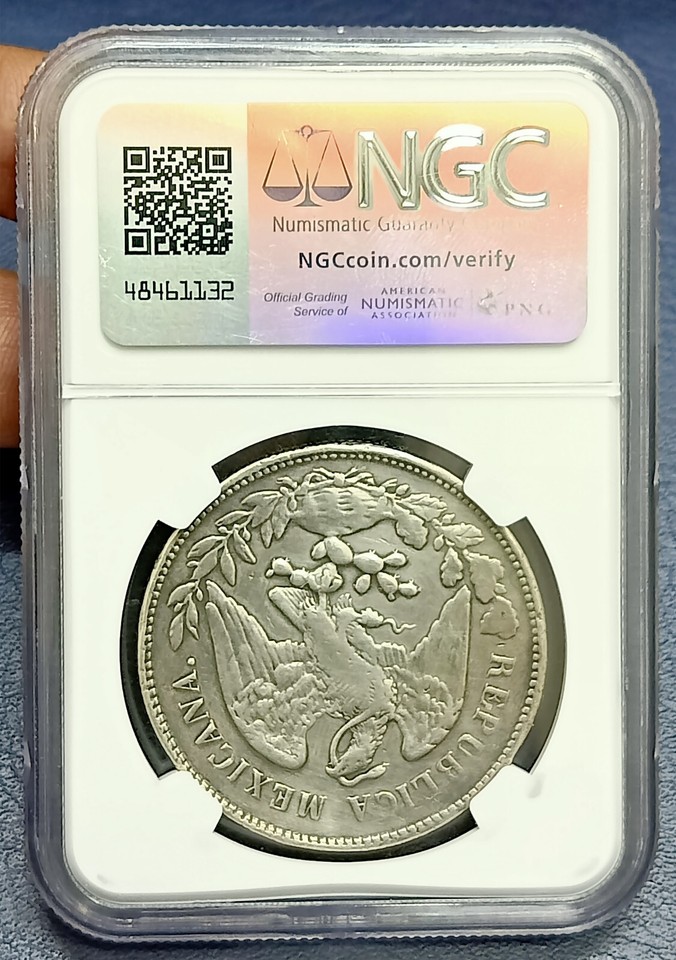 1899 Mexico Peso Zs Fz Silver Coin NGC XF | eBay