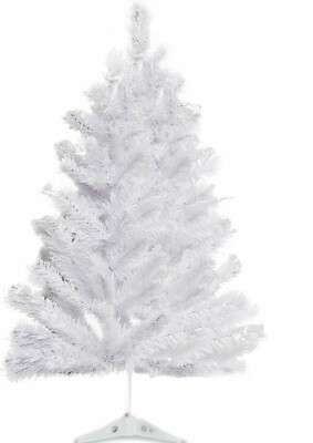 Christmas 2 Ft White Tall Tree W/Stand Holiday Season Indoor Outdoor | eBay