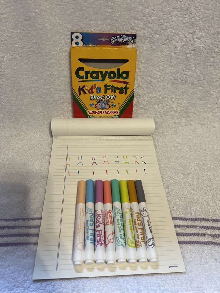 Vintage Crayola Magic Scent Crayons And Vintage Crayola Carnival ...