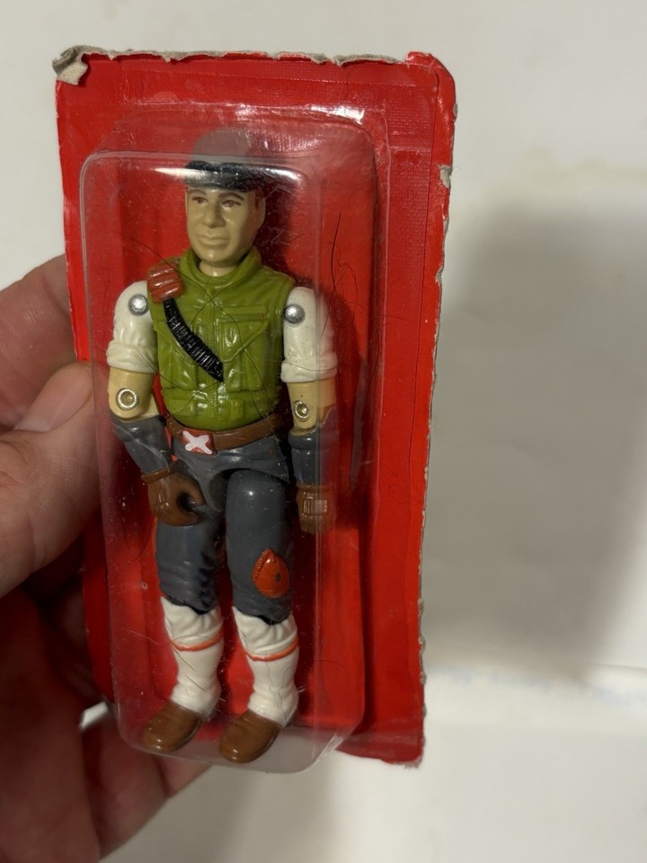 Vintage Hasbro 1980's 3.75" Gi Joe Red Back Nos In Bubble Cross Country ...