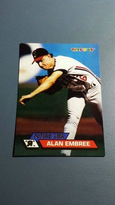ALAN EMBREE 1993 TOYS"R"US TOPPS STADIUM CLUB BASEBALL CARD # 59 B0412 ...
