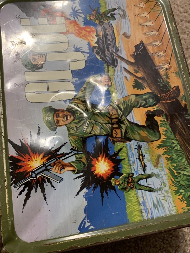 Vintage GI Joe metal Lunch Box Original 1967 SEE DESCRIPTION | eBay