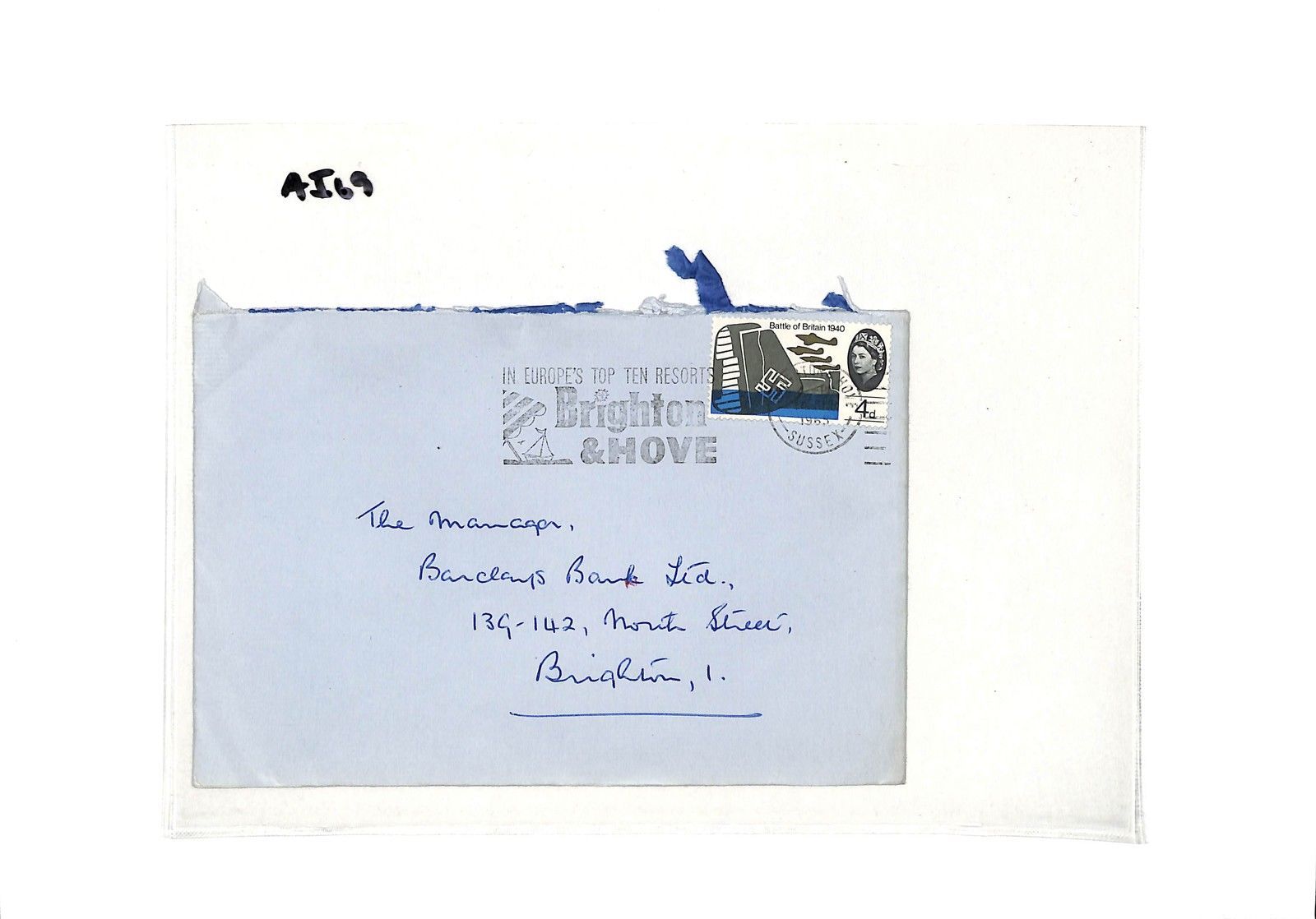 GB TRANSORMA Machine Sorting Trial Mark Brighton Commercial Mail 1965 ...