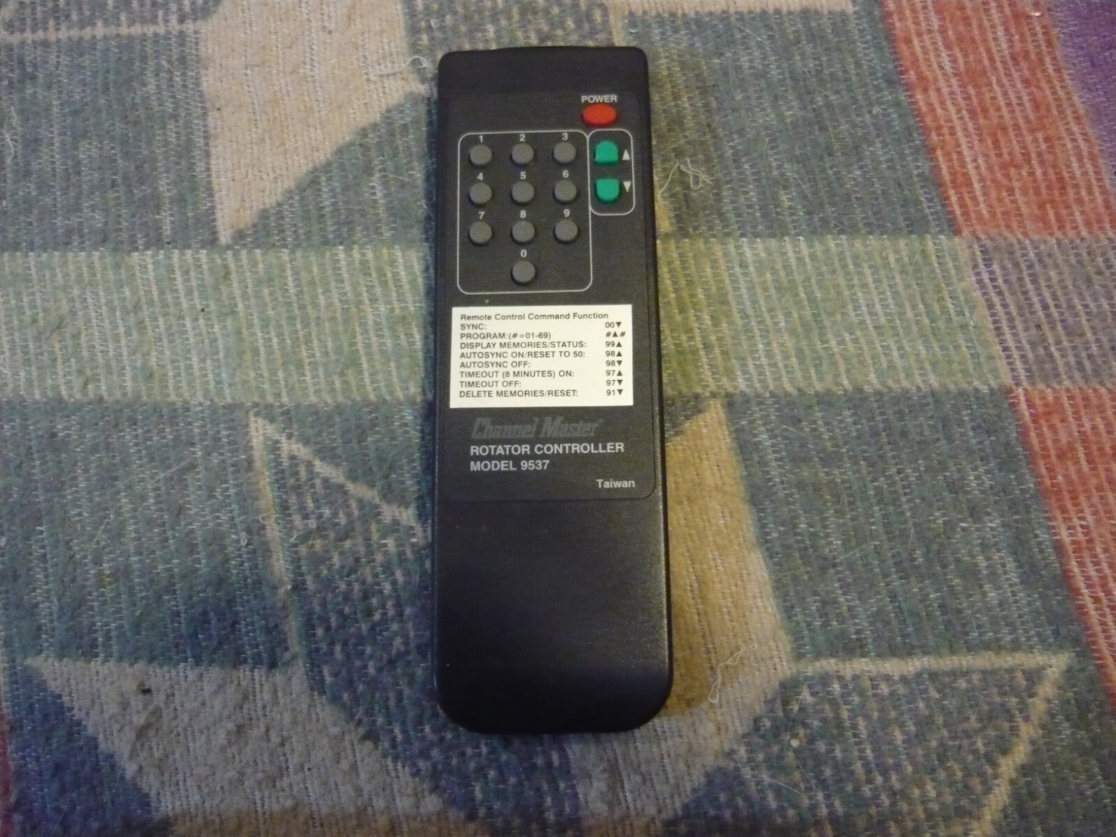 Genuine Channel Master Rotator Controller Remote Control Model 9537 | eBay