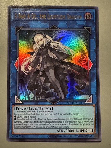 YUGIOH A BAO A QU THE LIGHTLESS SHADOW ASIA ENGLISH SUDA-AE049 ULTRA ...