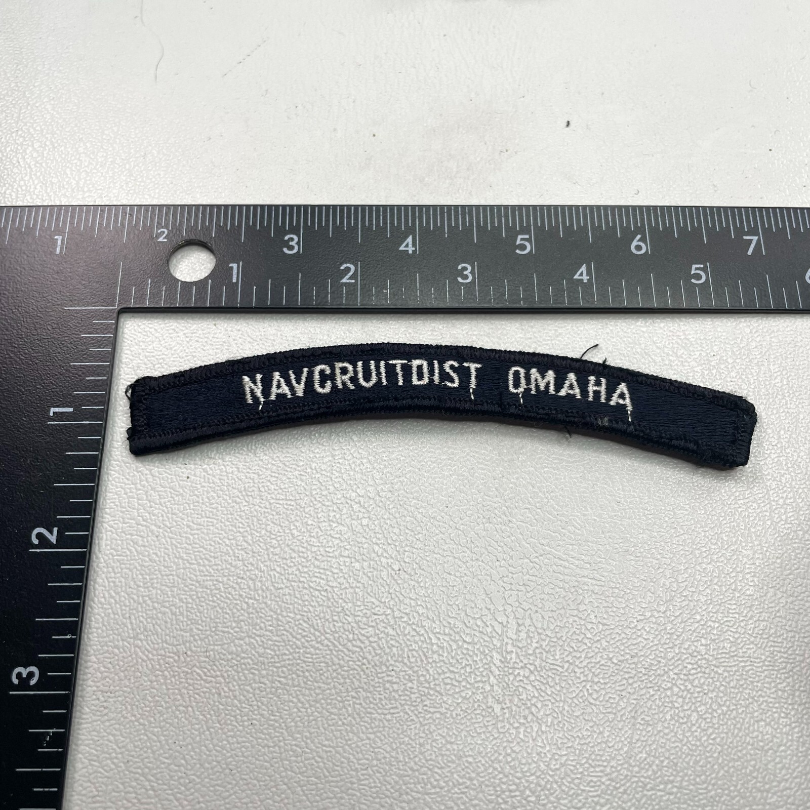 NAVCRUITDIST OMAHA US Navy Recruiting District Omaha Tab Patch (Rocker ...