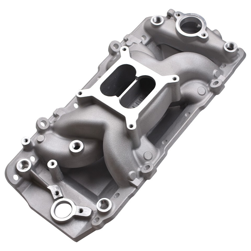 BBC Aluminum High Rise Dual Plane Intake Manifold For 396-454 BBC Chevy ...
