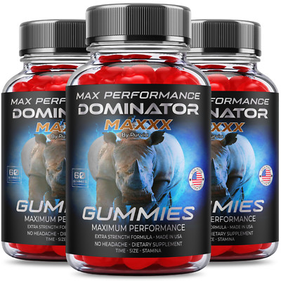 (3 Pack) Dominator Maxx Gummies For Men - Dominator Max Gummies ...