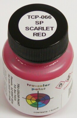 Tru-Color Paint TCP-066 SP Scarlet Red Grey 1oz Bottle | eBay