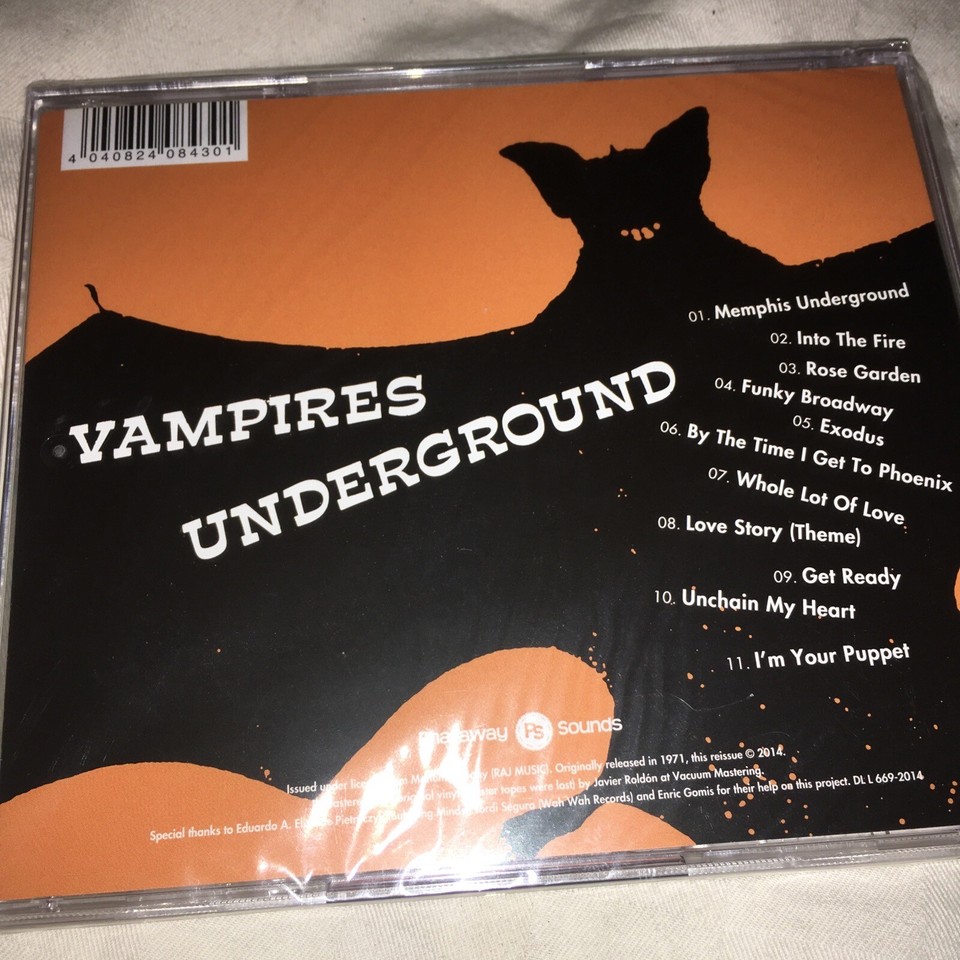 Vampires Underground by The Vampires (CD, 2014) | eBay