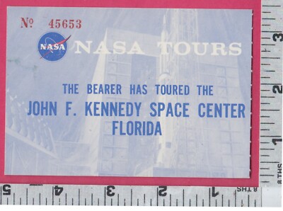 C214 John F. Kennedy Space Center NASA Tour ticket stub rocket ship ...