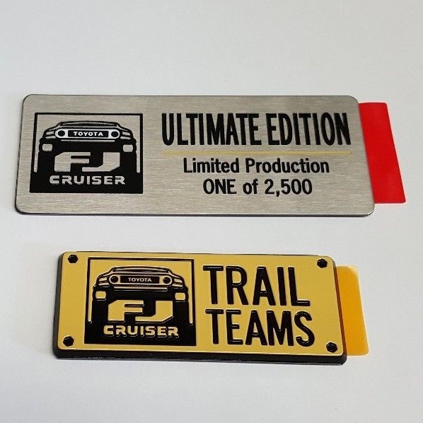 Toyota FJ Cruiser Trail Teams Edition Emblem Badge OEM for sale online ...