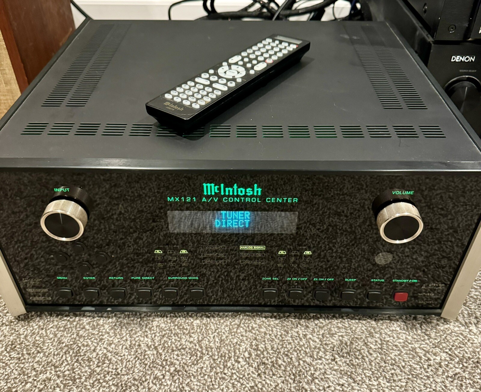 McIntosh MX121 Pre/Processor w/Dolby True HD, DTS-HD, and Phono-remote And Box | eBay