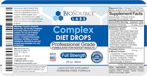 Complex Diet Drops – Best Natural Weight Management Drops for Men and ...