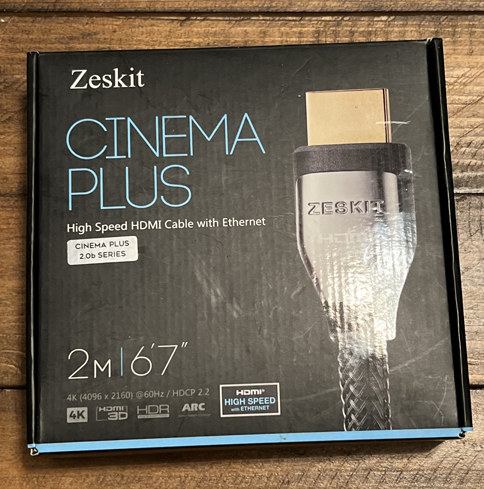 Zeskit Cinema Plus High Speed HDMI Cable With Ethernet 2M 6’7” 4K ...
