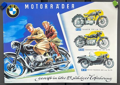 bmw motorcycle posters, German touren, R25 | eBay