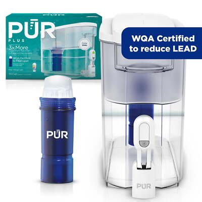 PUR PLUS 30 Cup Lead Reducing Water Filter Dispenser, White, DS1811Z | eBay