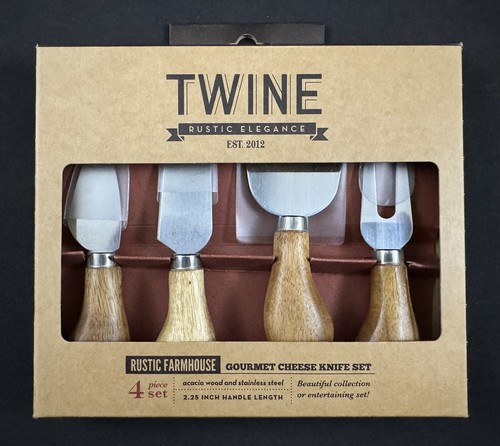 Twine Rustic Elegance Rustic Farmhouse Gourmet Cheese Knife Set | eBay