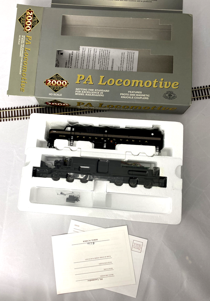 WALTHERS 2000 PROTO PA & PB LOCO HO it30498 PRR #5750A&B w/oMars Light ...