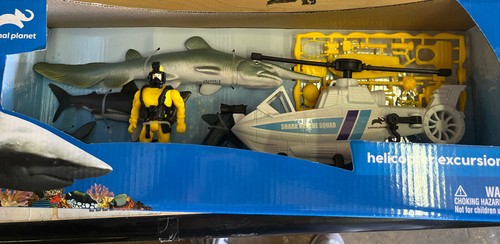 Animal Planet Helicopter Excursion Playset Includes Helicopter Figure 4 ...