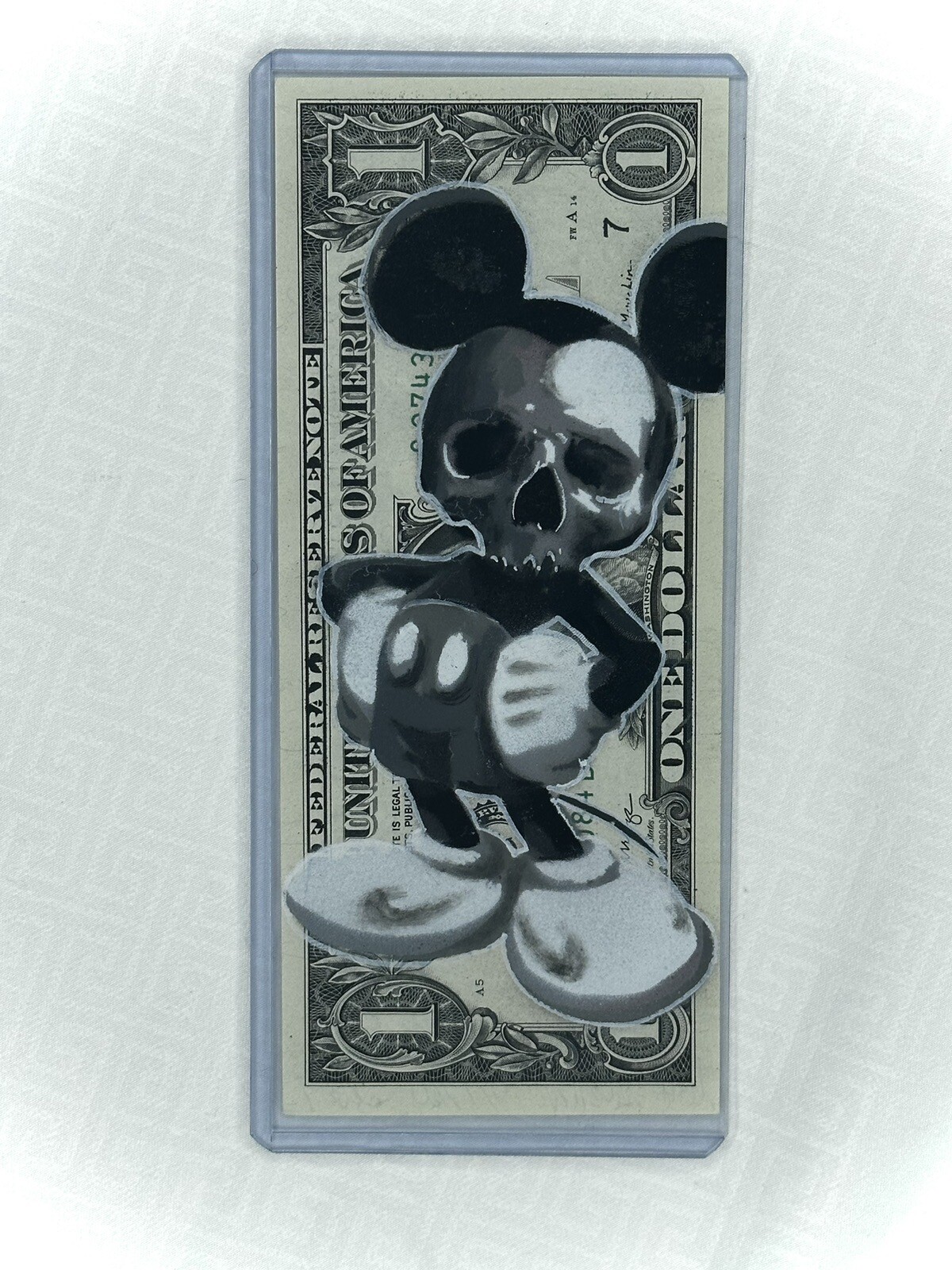 Mickey Mouse Dollar Bill Art | eBay