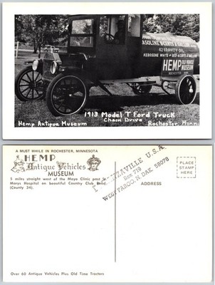 Hemp Antique Museum Model T Ford Truck Postcard | eBay
