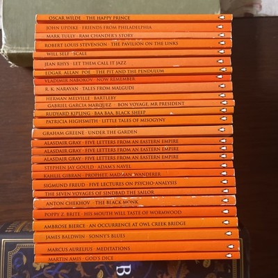 Collection of 27 Orange Penguin 60s - Amis Chekhov Freud Green Poe RLS ...