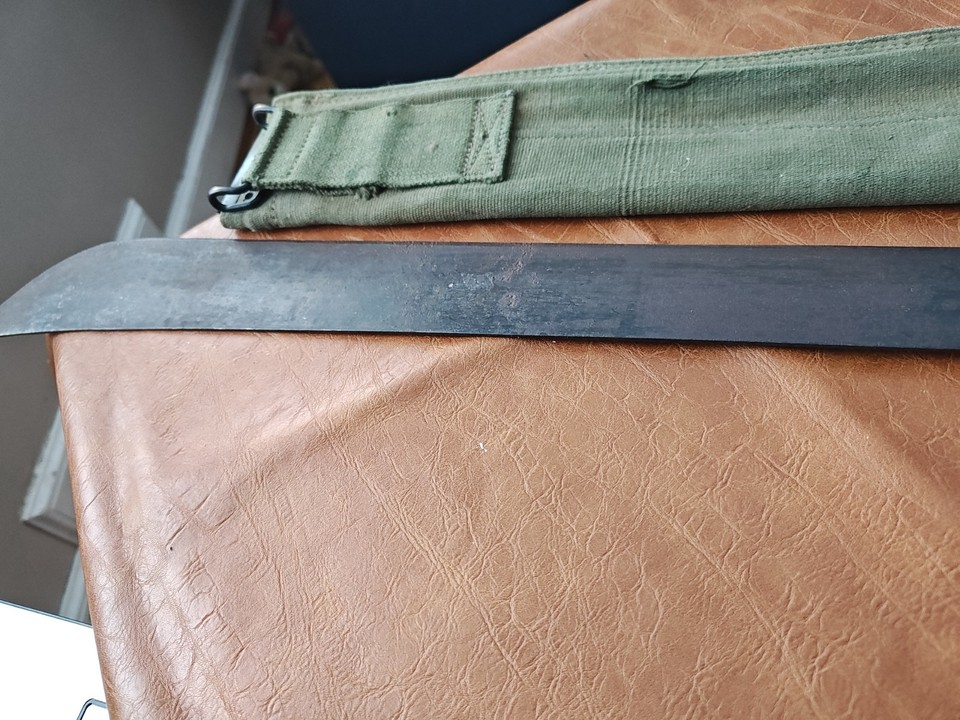 WWII British Machete Made In Sheffield England, With Sheath | eBay