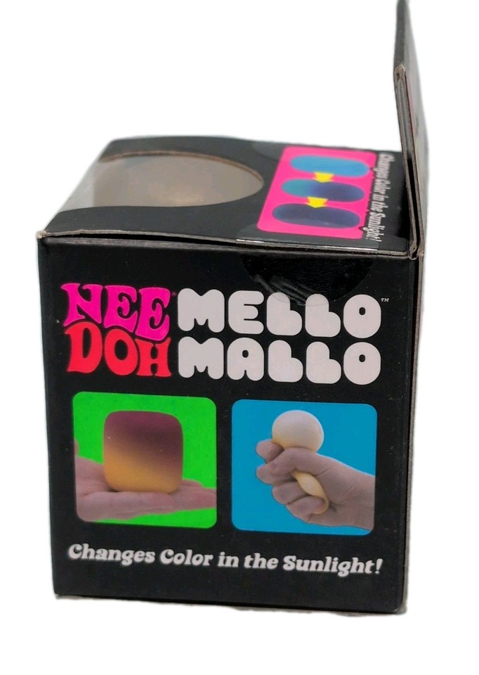 Nee Doh Mello Mallow Orange Color Changing Squishy Stress Ball Fidget ...