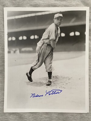Nelson “Nels” Potter St. Louis Browns Signed/Auto 8x10 Photo | eBay