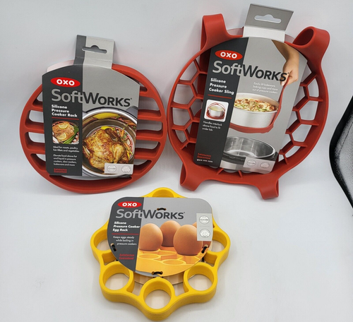 OXO Softworks Silicone Pressure Cooker SLING, EGG RACK, & Cooker Rack ...