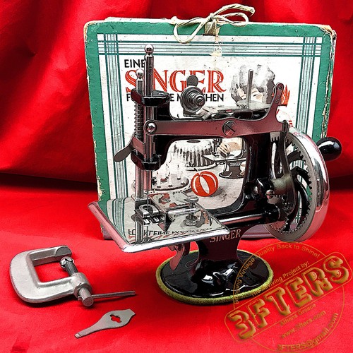 German 1920s SINGER 20 Child Toy Sewing Machine SewHandy 20-1 Restored ...