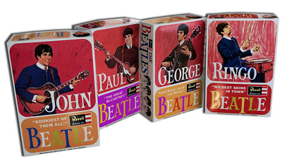 Revell THE BEATLES Model Kit BOXES - Set of 4 (BOXES ONLY) | eBay