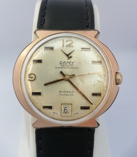 CAMY Geneva SUPER AUTOMATIC 25 Jewels Vintage Women’s Watch MUR246GLF8 ...