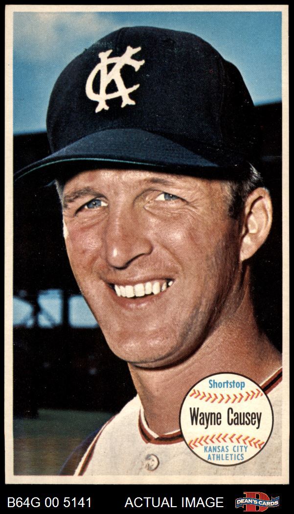 1964 Topps Giants #45 Wayne Causey Athletics SHORT-PRINT 5 - EX | eBay