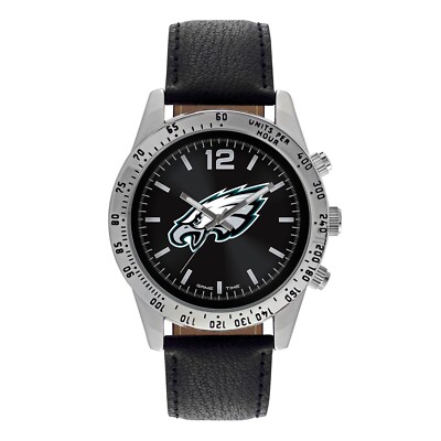 NFL Philadelphia Eagles Men's Watch Black Face Letterman Game Time | eBay