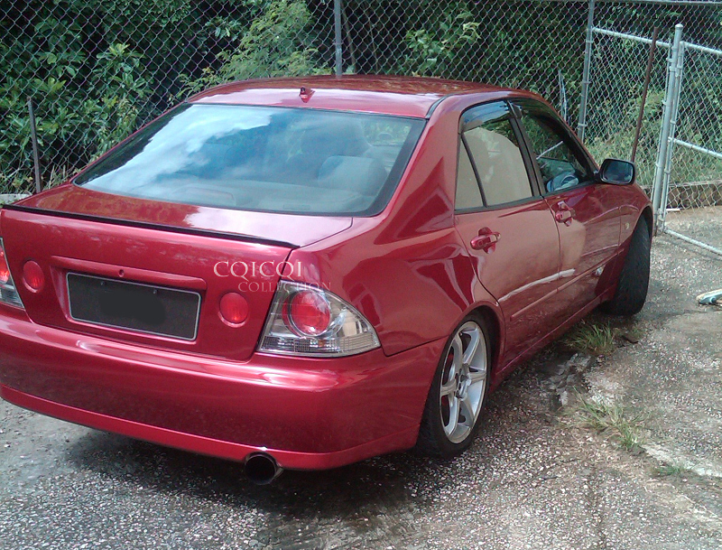 1998-2004 Lexus IS200 IS300 Sedan Matte Black Trunk Lip Spoiler For 98 ...